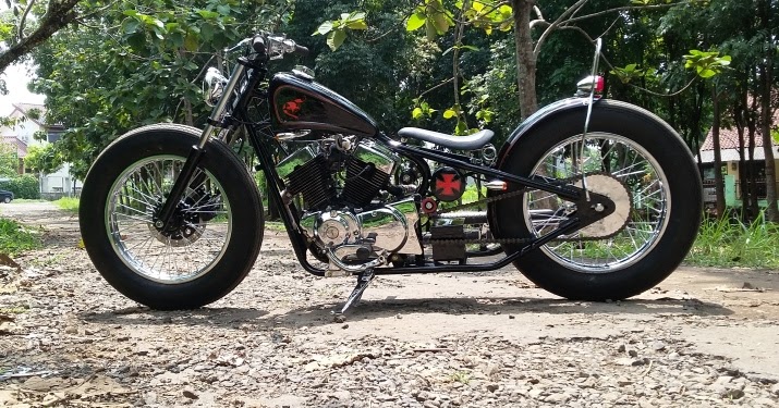 Victorious Custom Works: Kaisar Ruby 250 _ Chopper