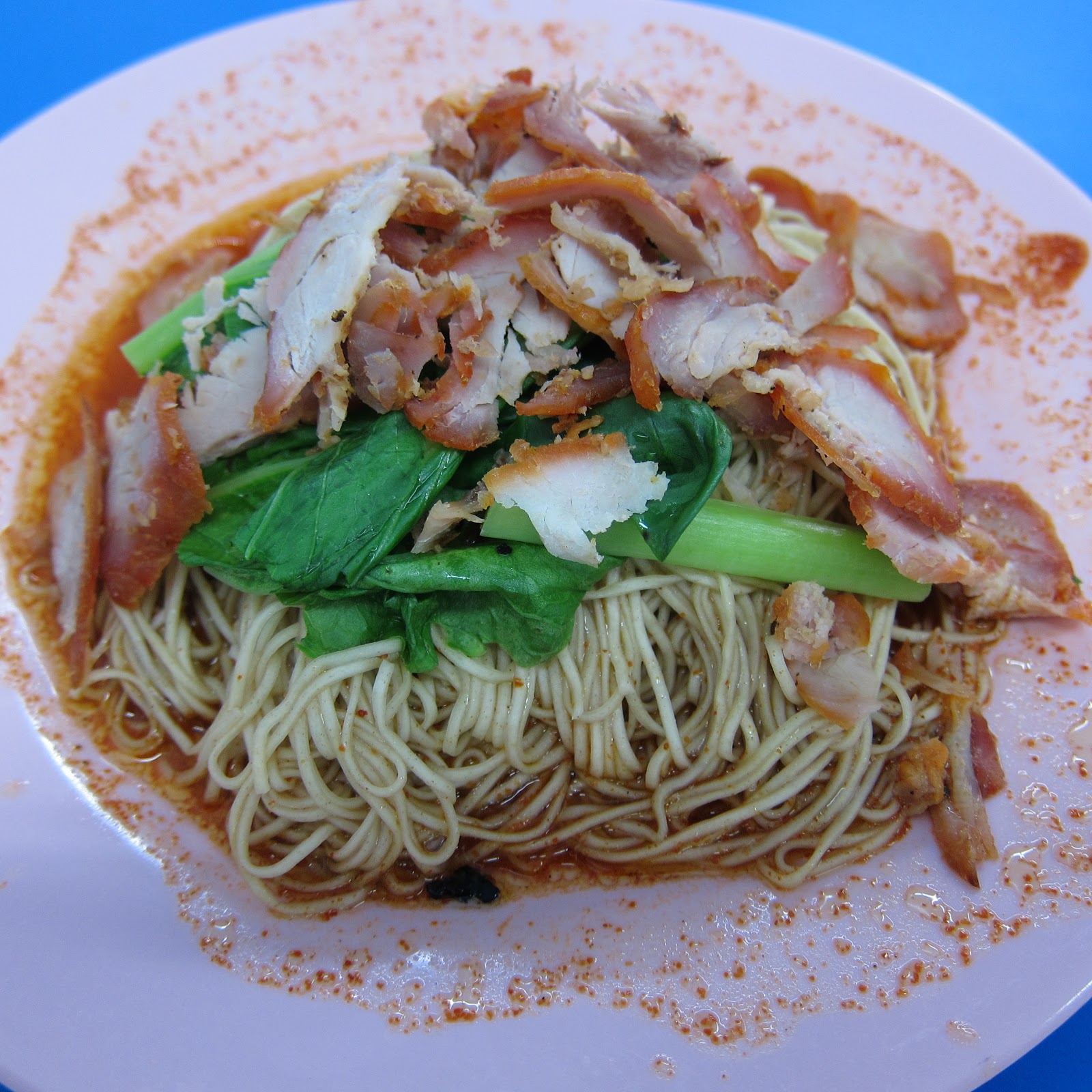 Wanton Mee @ Restoran Ah Piaw 阿標雲吞面 in Taman Sri Tebrau, Johor Bahru ...