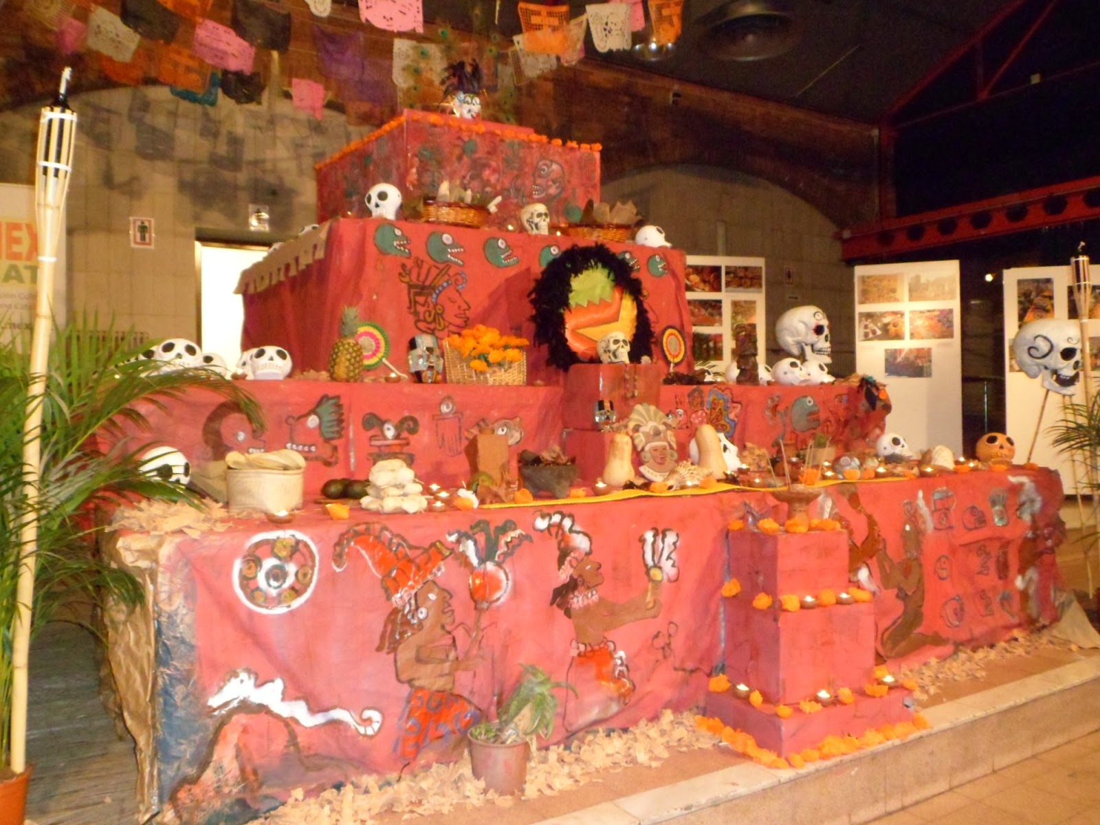 Noticias: Inauguramos el Altar - Instalación a los mayas