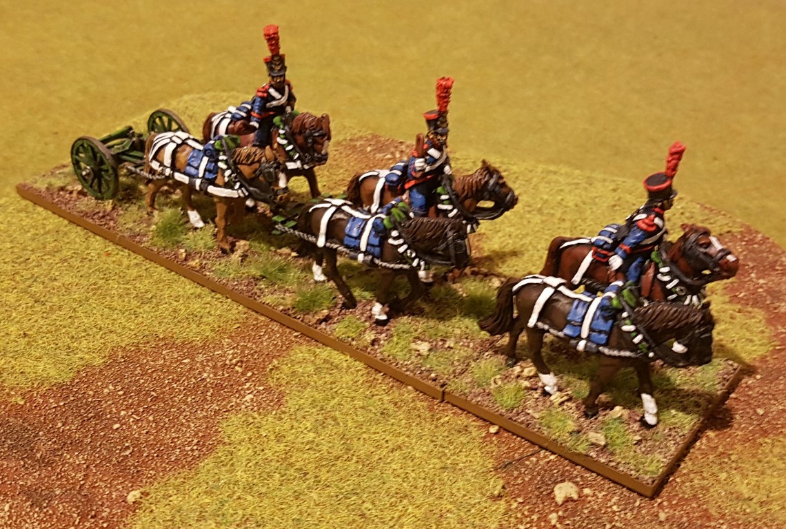 Chasseur: French Guard Artillery Limbers - 28mm Perry