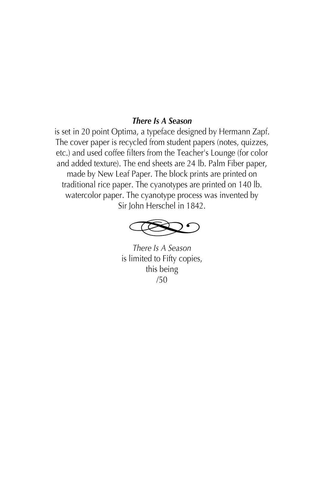 Artistic Explorations: There Is A Season- A Limited Edition Book