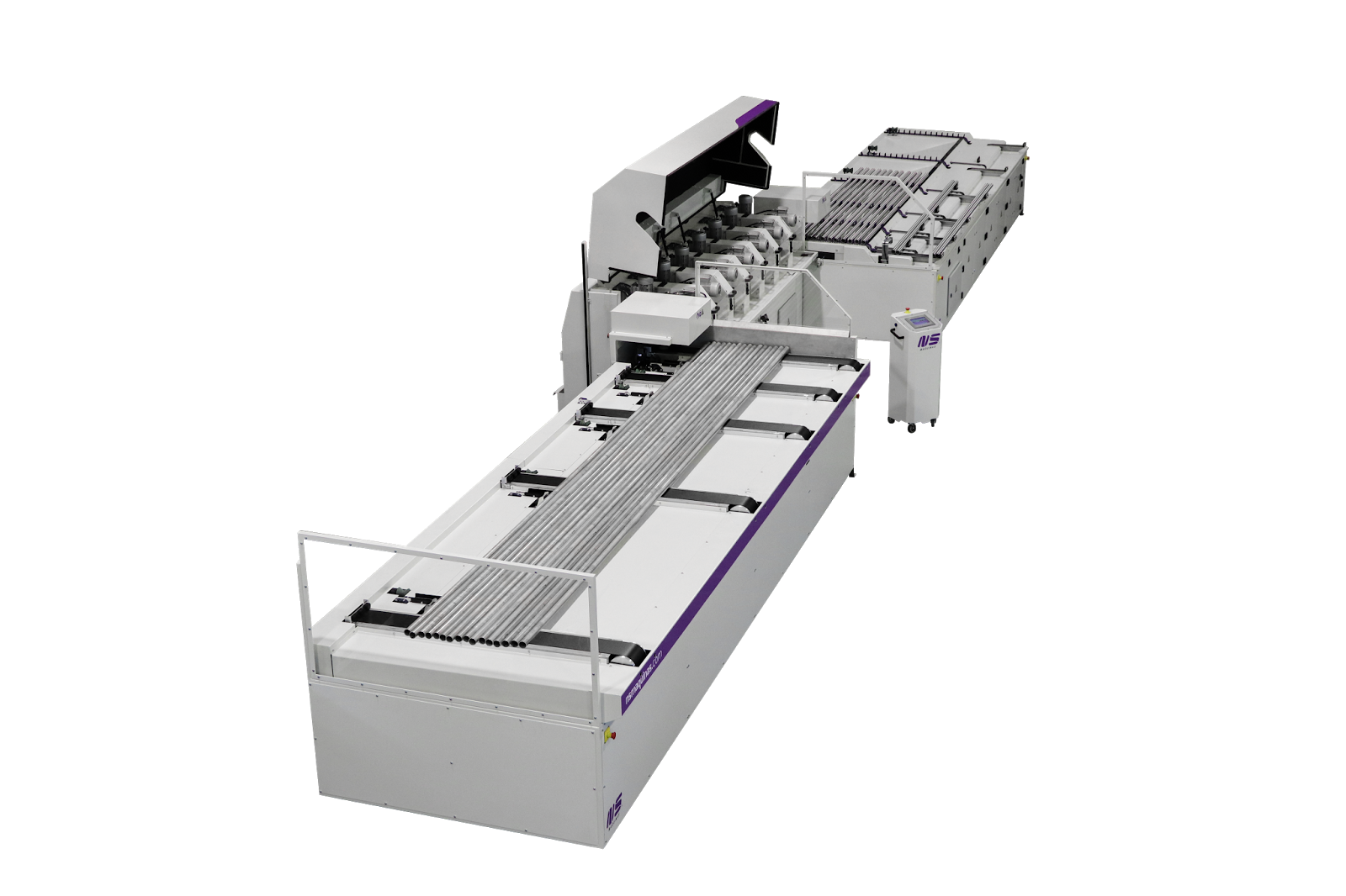 Tube Polishing & Tube Finishing Machines: MLW100 6Z AT: Automatic ...