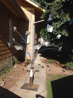 Reven Marie Swanson, Sculpture: Aspen Grove in the Roundabout