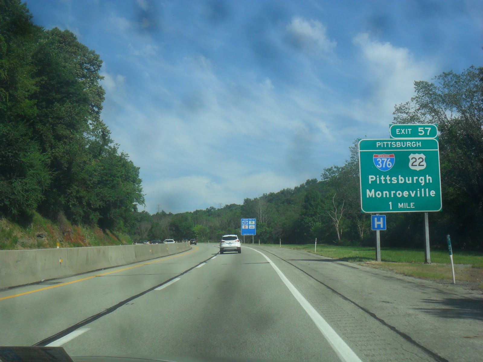 Luke's Signs: I-76/PA Turnpike & I-376 - Pittsburgh, PA