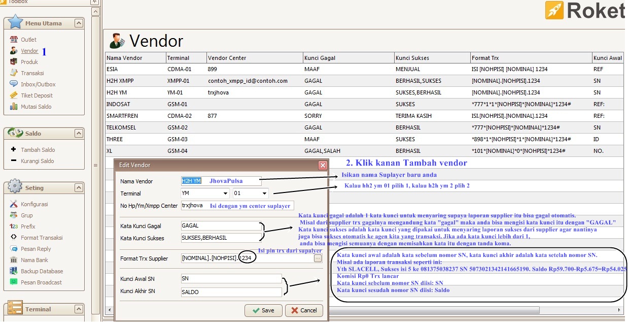 CARA MENAMBAH SUPLAYER PADA ROKET - Software Pulsa All Operator, Jasa ...