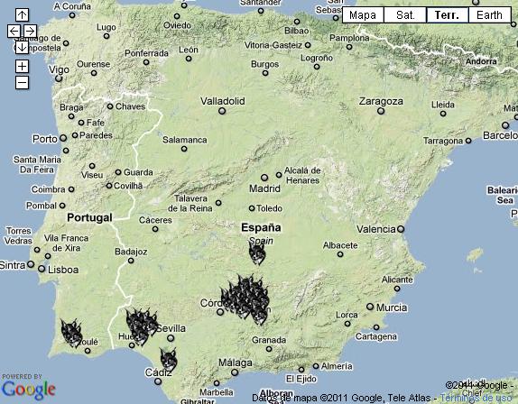 El lince ibérico: Distribución del lince ibérico en la península