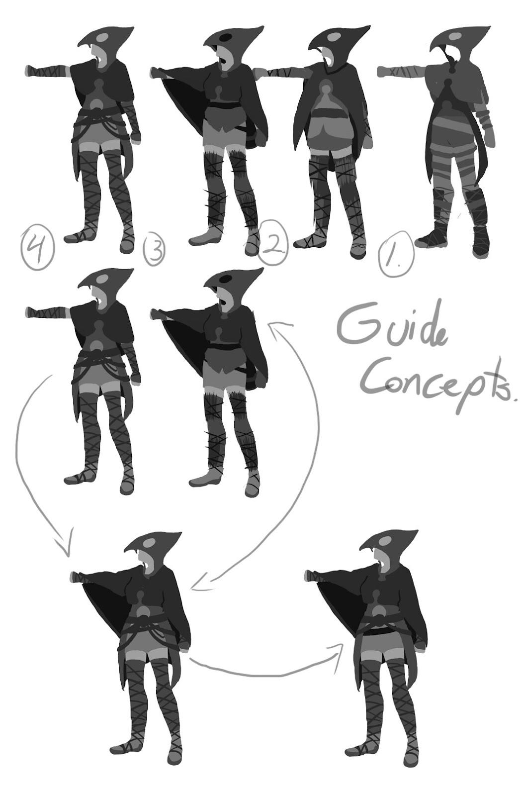 Julee Fuller: Nagi Model Sheet