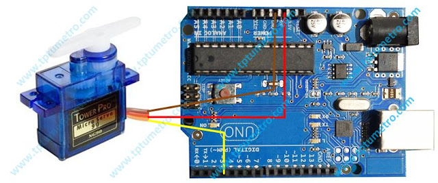 MENENTUKAN POSISI MOTOR SERVO DENGAN PROGRAM ARDUINO - TPTUMETRO