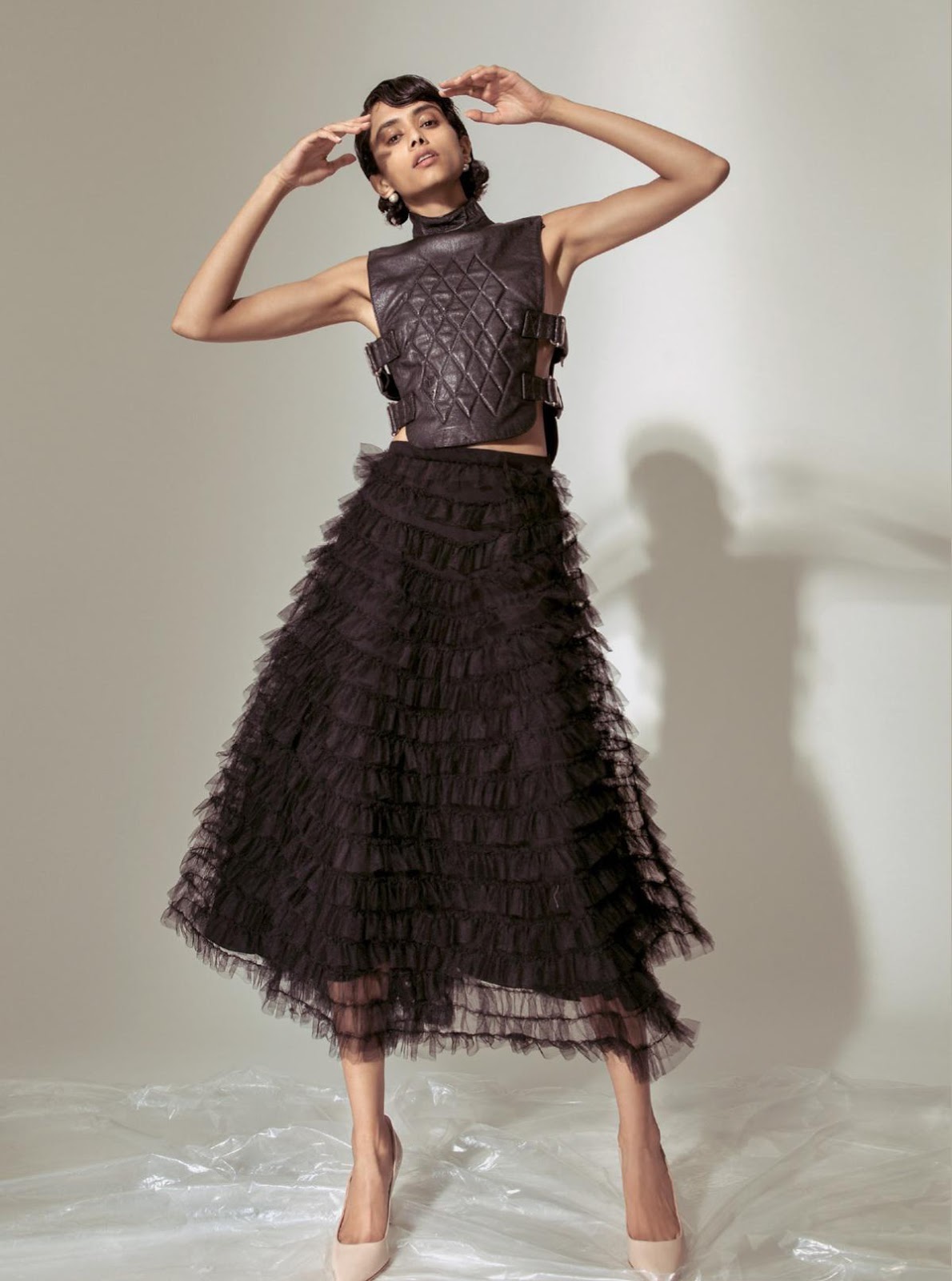 Aditi Joshi in Harper's Bazaar India April 2017 by Porus Vimadalal