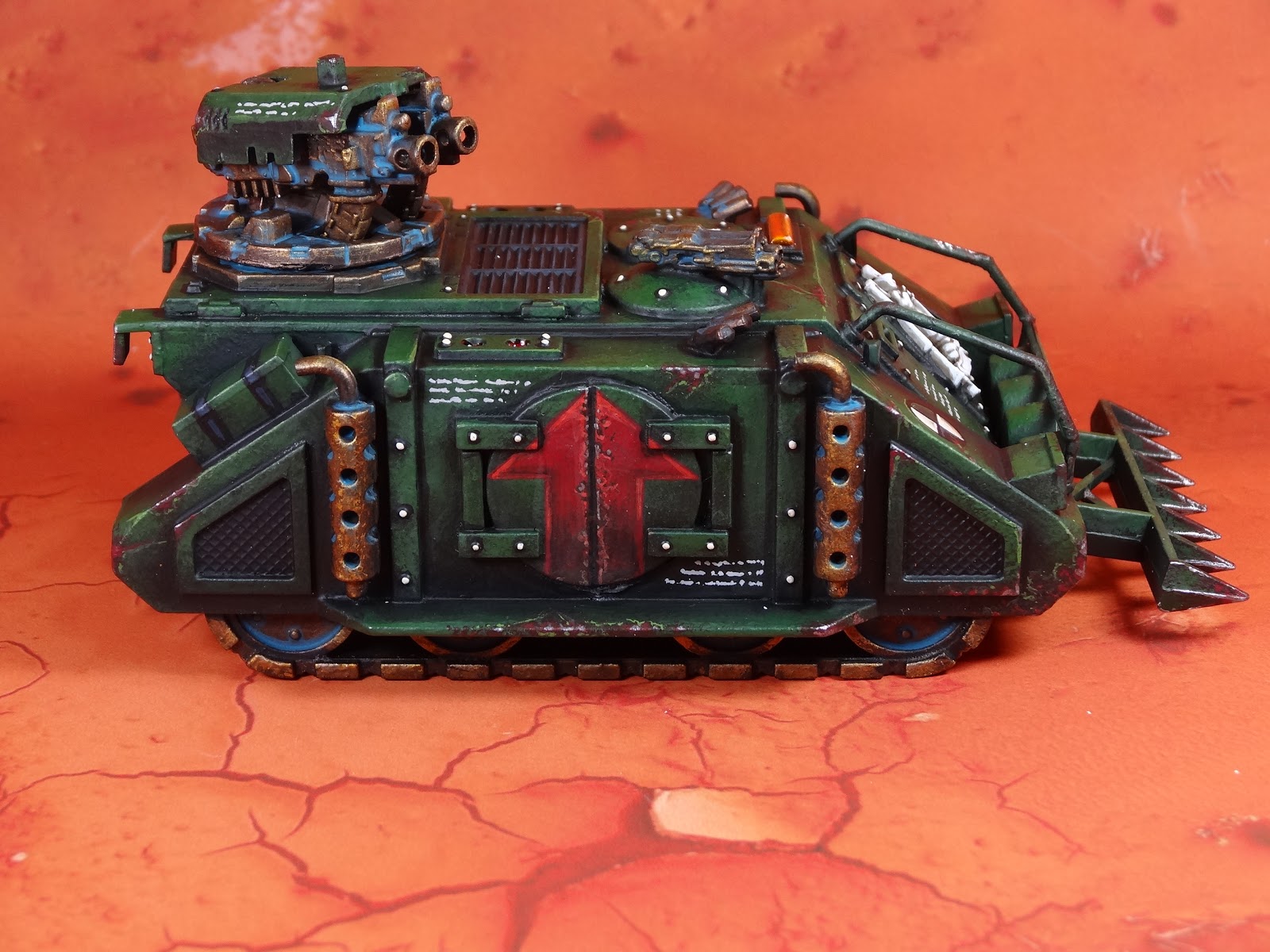 Confessions of a 40k addict: Dark Angels - Tanks - Razorback TO DONE!