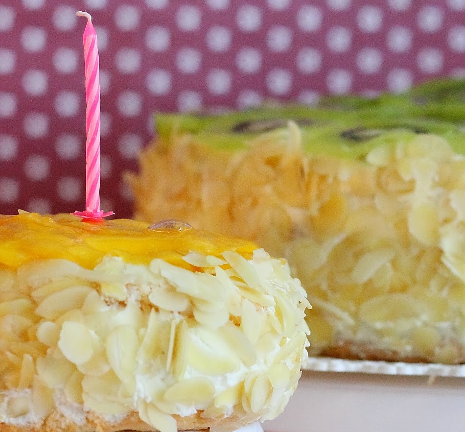 Obst Topfen Torte - Tortenschlaraffenland