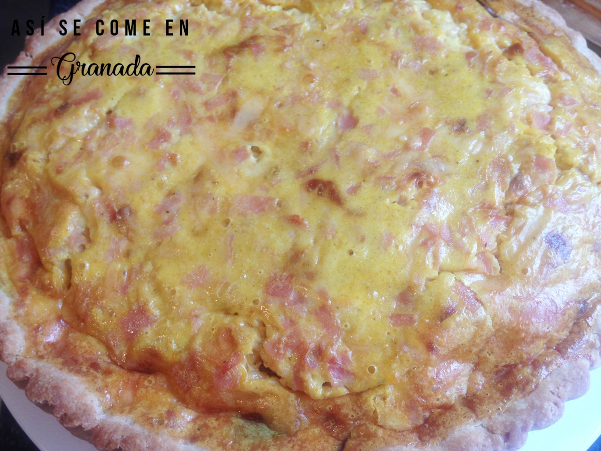 Así se come en Granada.: Quiche Lorraine al estilo de Schuhbeck