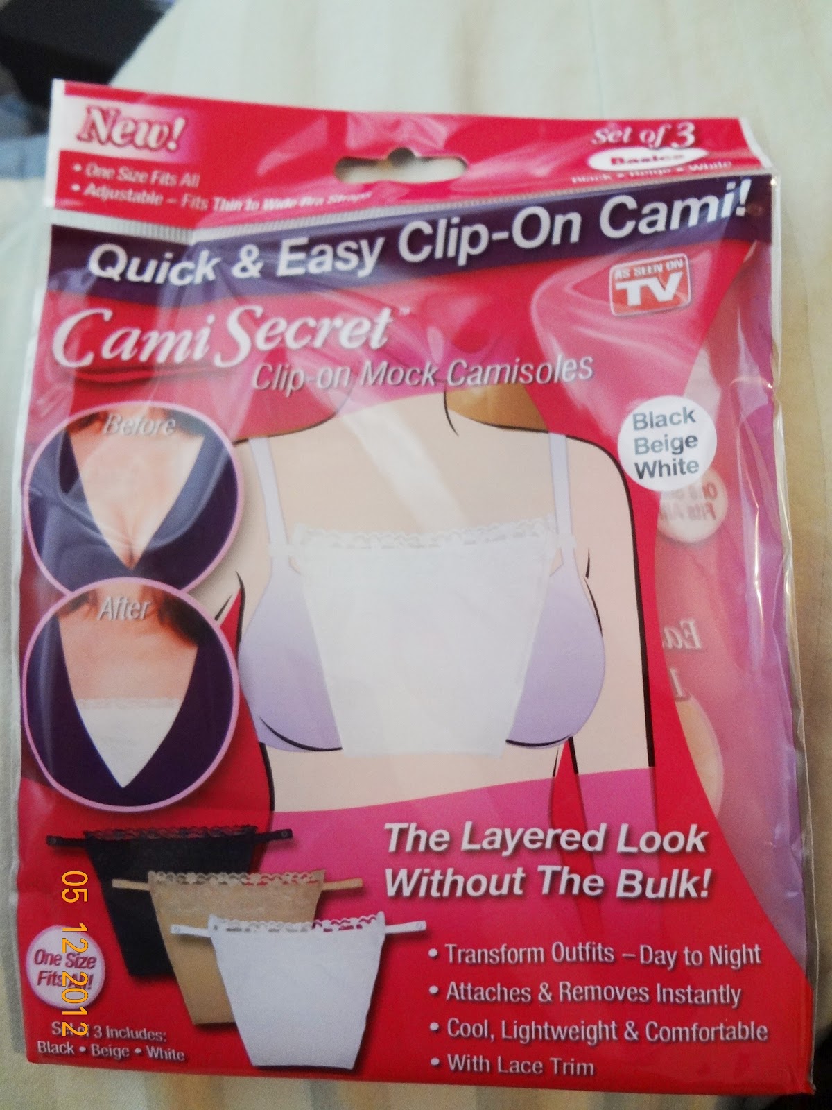 Juicy Mangos: Cami Secret: Clip on Cami Review