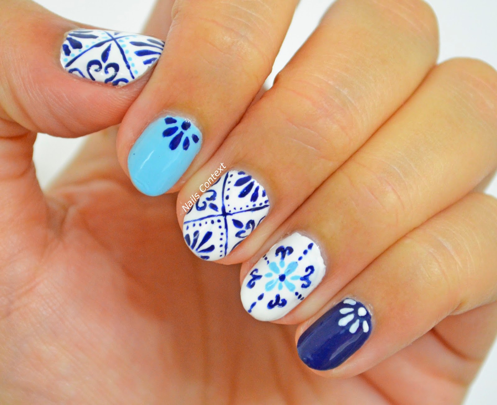 Nails Context: Moroccan Tiles Nails