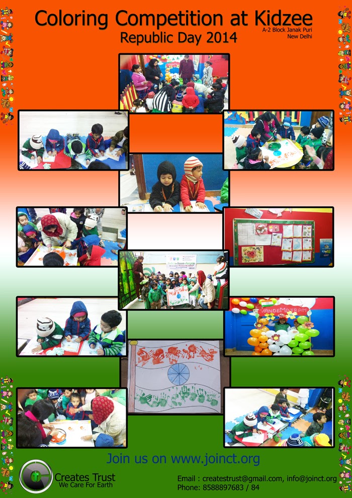 Creates Trust: Republic Day Celebration. Kidzee (play school), Janak ...