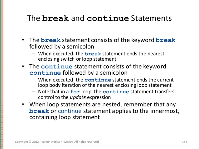 Difference Between Break And Continue Statement In Python With Example