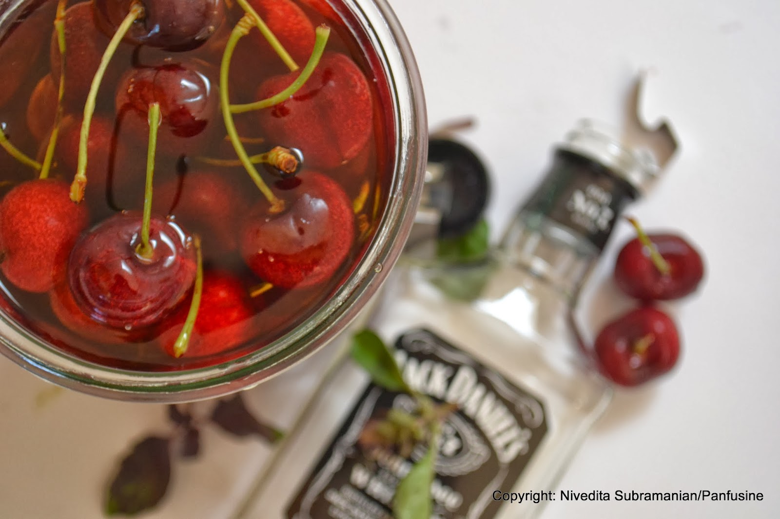 Day 21 - Boozy Preserved Cherries (Preserves)