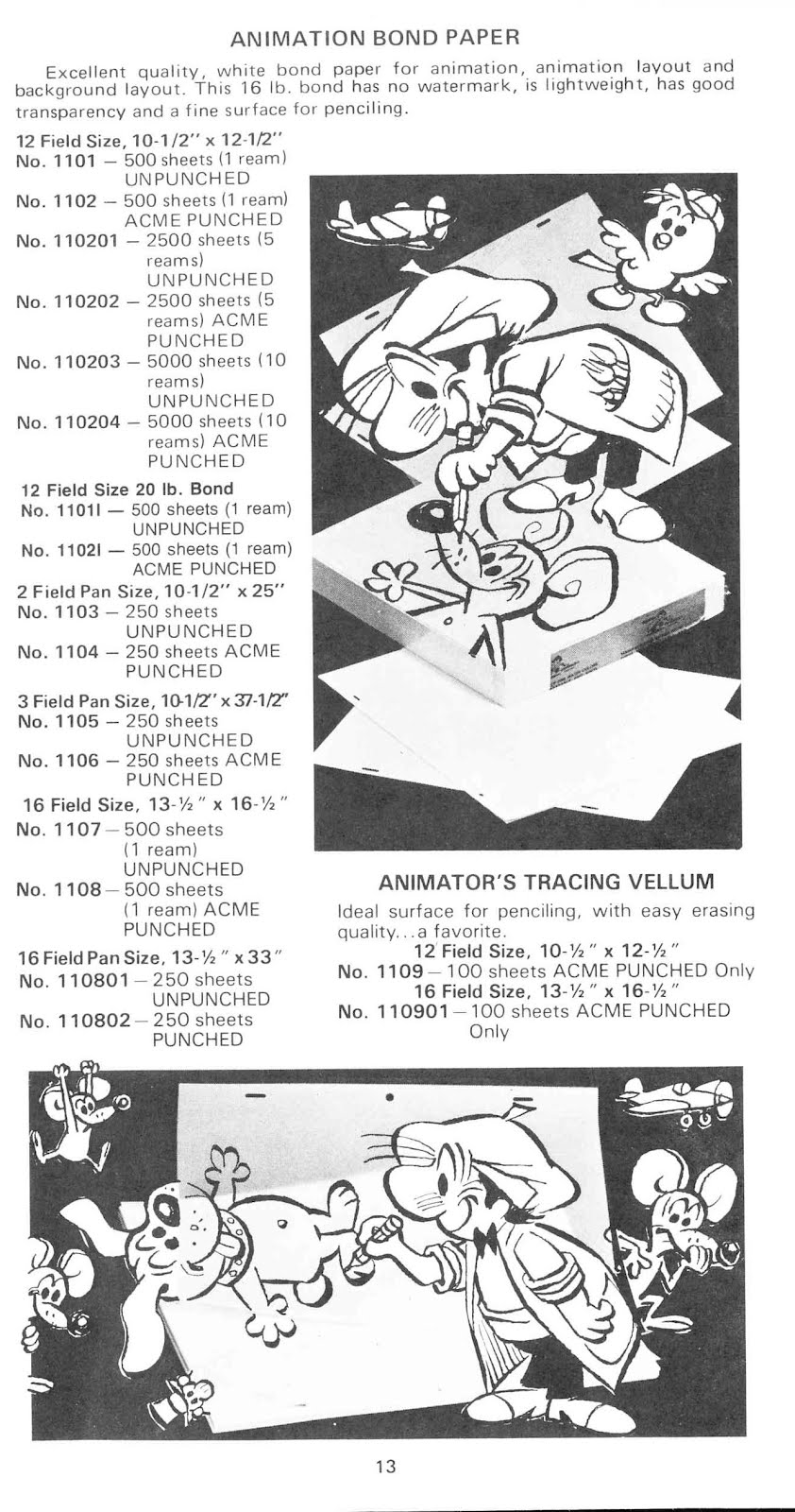 Studio Toledo: The Cartoon Colour Company Catalog (cir. mid-1990's)