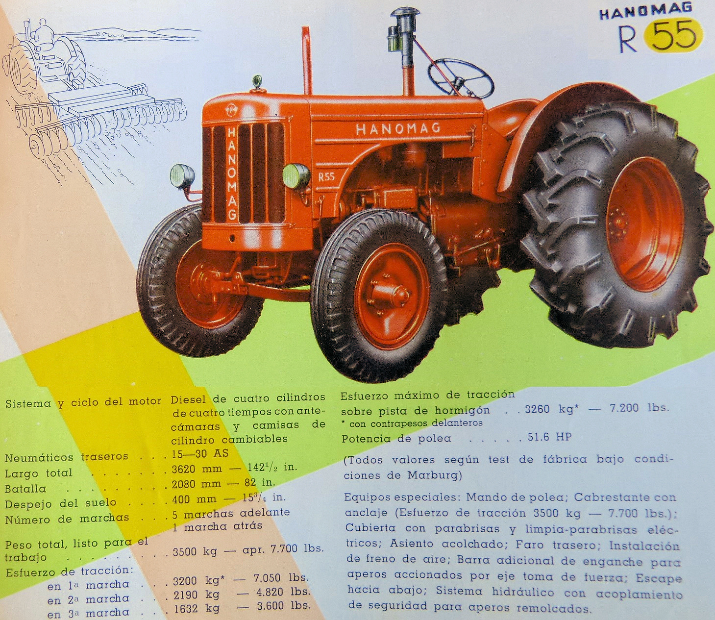 Pesados Argentinos: Hanomag R55