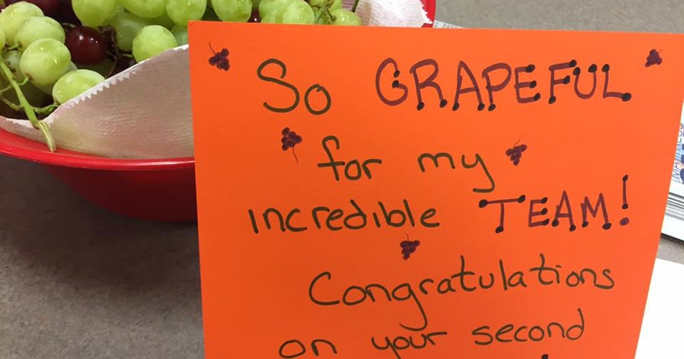 Mom Went Running: Fruity (and Healthy!) Puns for Staff Appreciation