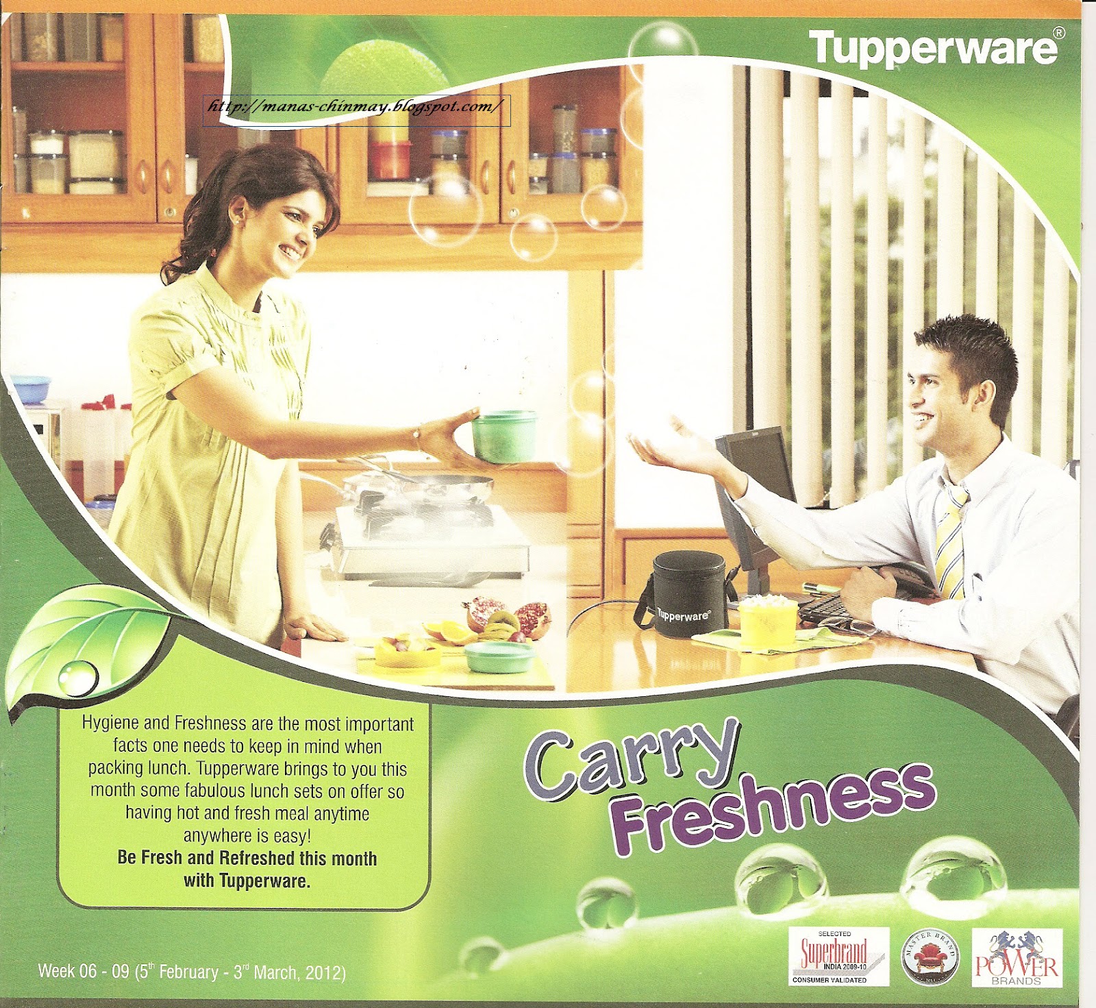 Tupperware: Tupperware Flyer for the month of Feb., 2012