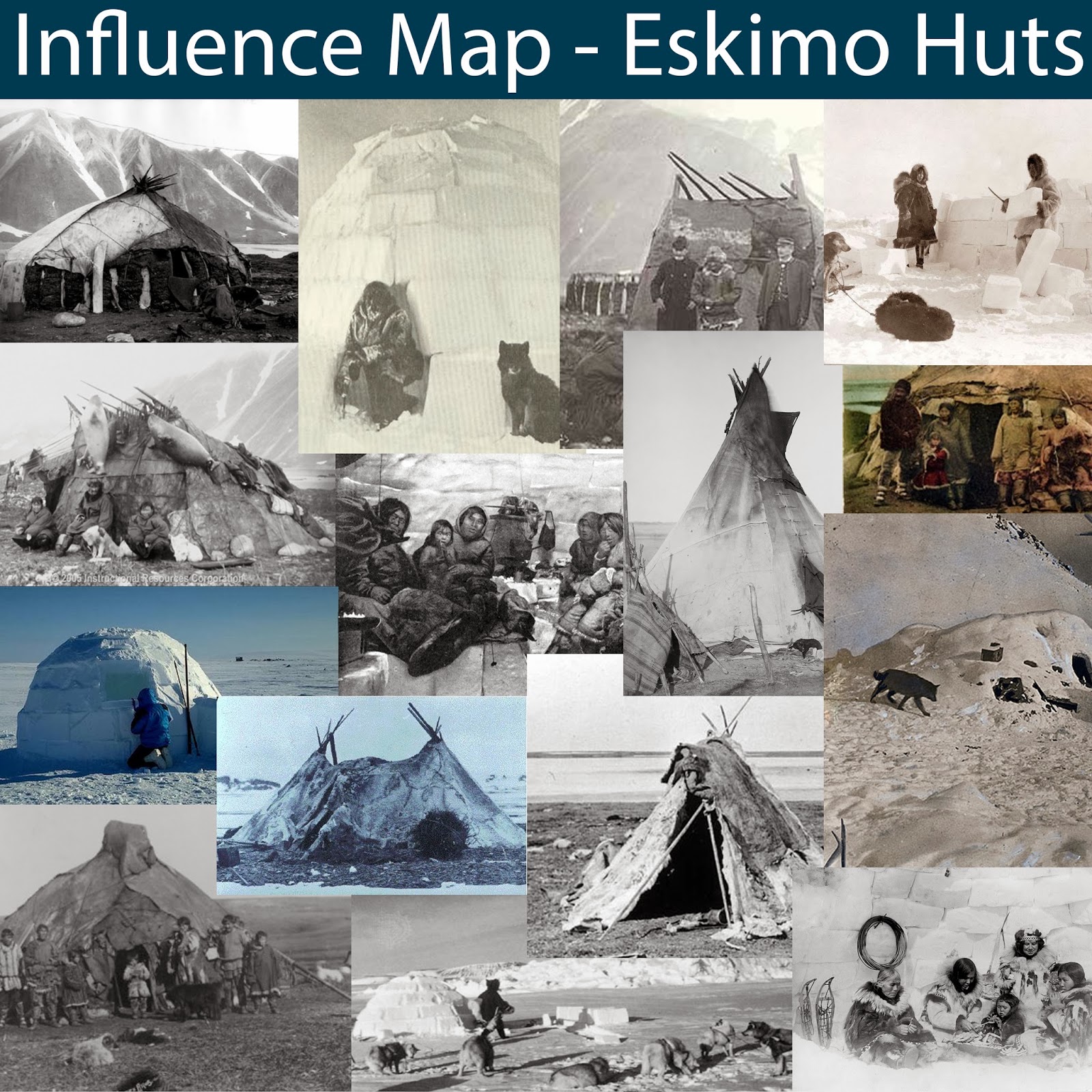 Heidi Grover: Secret Lairs: Influence Maps - Eskimo Culture