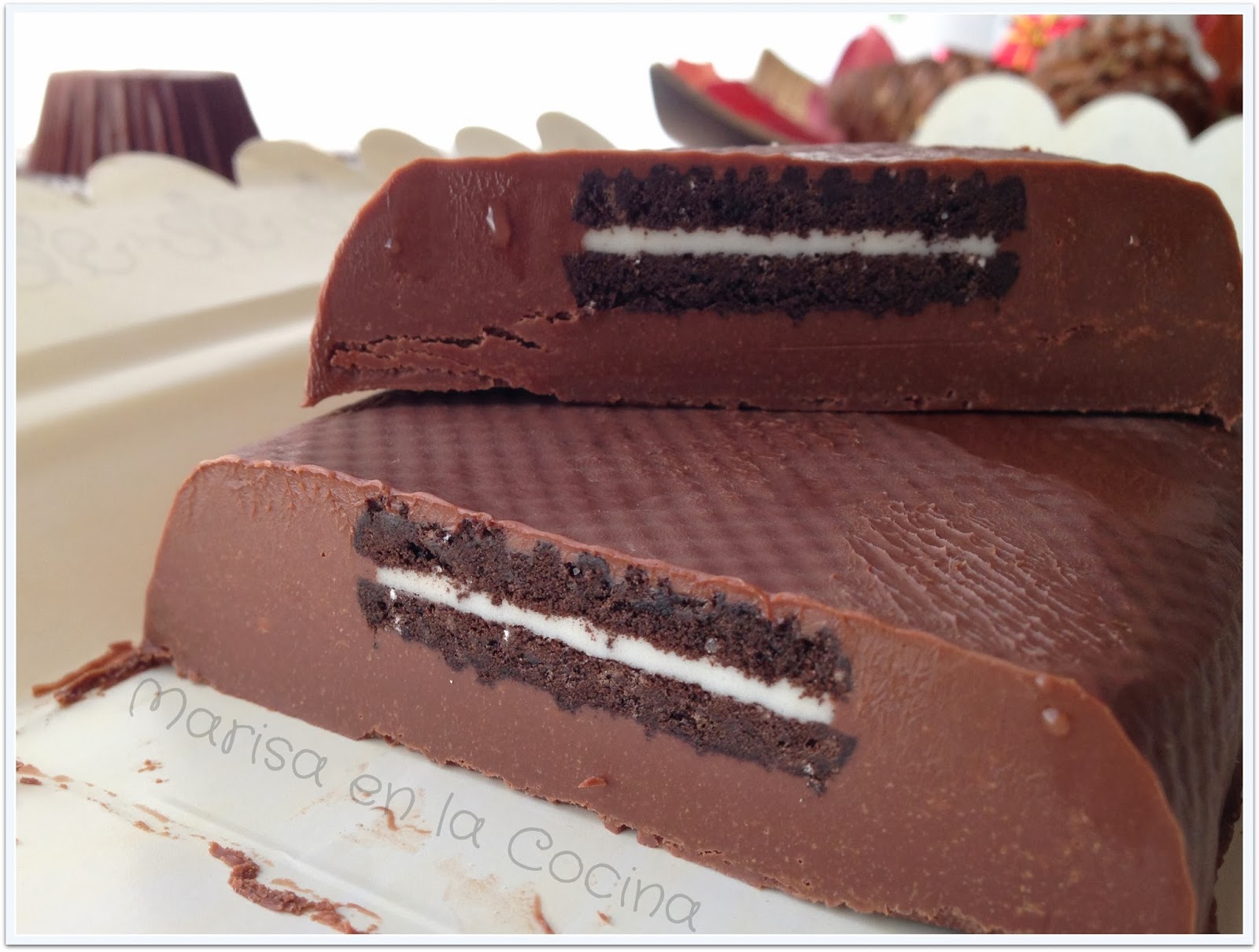 Turrón de Chocolate con Oreos