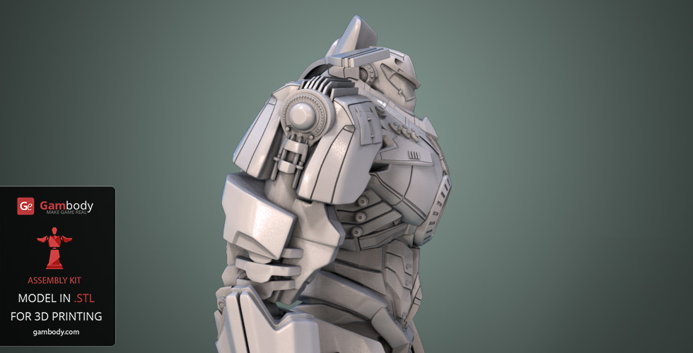 Pacific Rim-Gipsy Danger 3D Printing Model | Assembly 3D Figurine ...