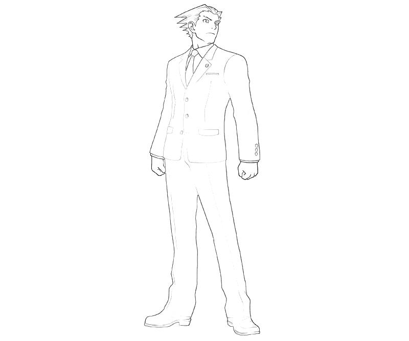Apollo Justice Ace Attorney Phoenix Wright Speaker | How Coloring