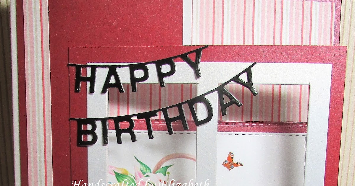 Lizzies craft space: Window Birthday Card