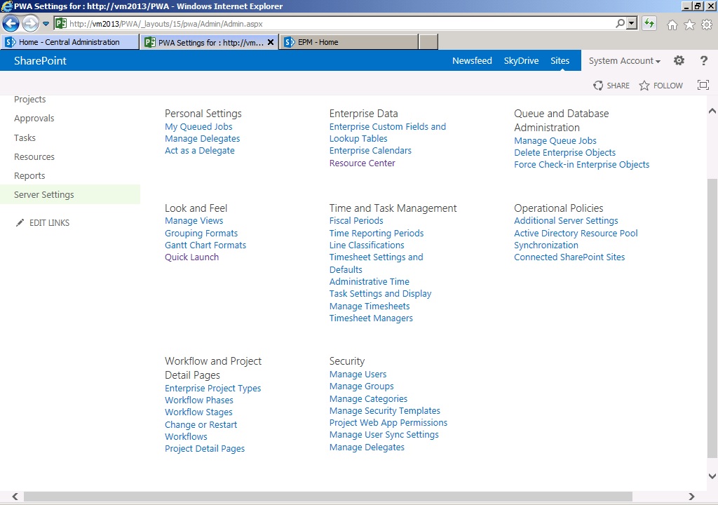 Switch to #ProjectServer #Permission mode from #SharePoint permission ...