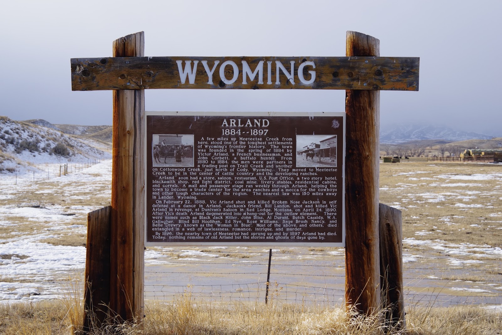 Today In Wyoming's History: Arland, Wyoming.