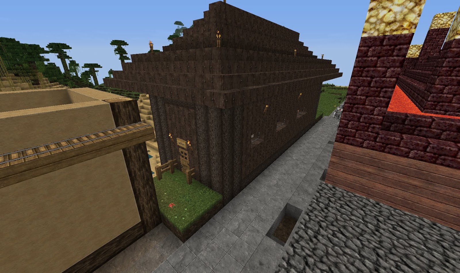 JD's Gaming Blog: Minecraft Creations: The Hunter's Hall