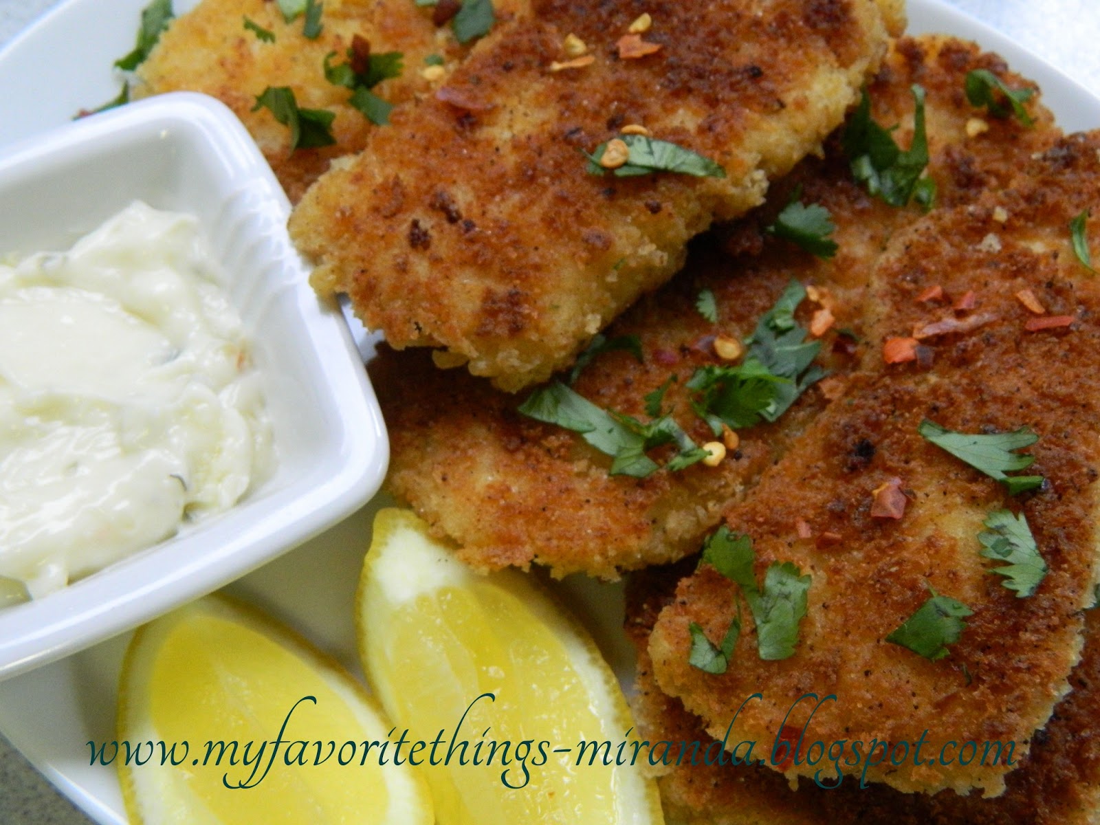 Panko Crusted Fish Sticks