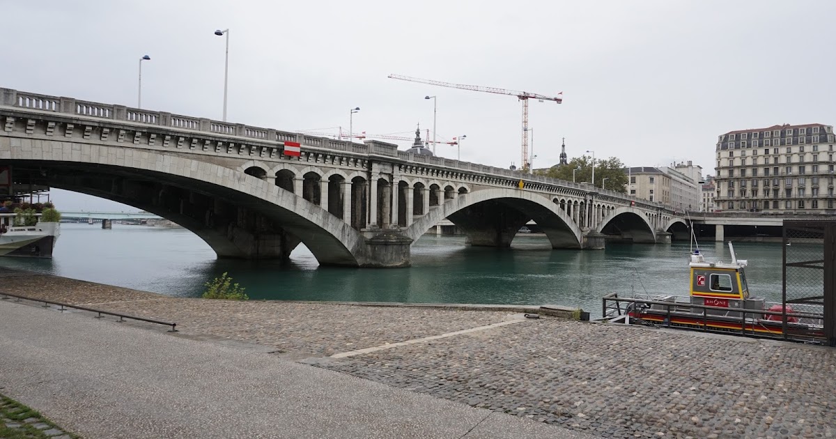 Bridge of the Week: Bridges of Lyon, France: Pont Wilson across the ...