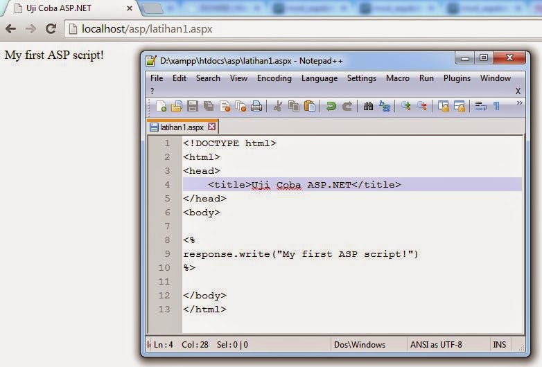 Go Better then Yesterday: Konfigurasi XAMPP untuk mengakses ASP.NET Go Better then Yesterday: Konfigurasi XAMPP untuk mengakses ASP.NET