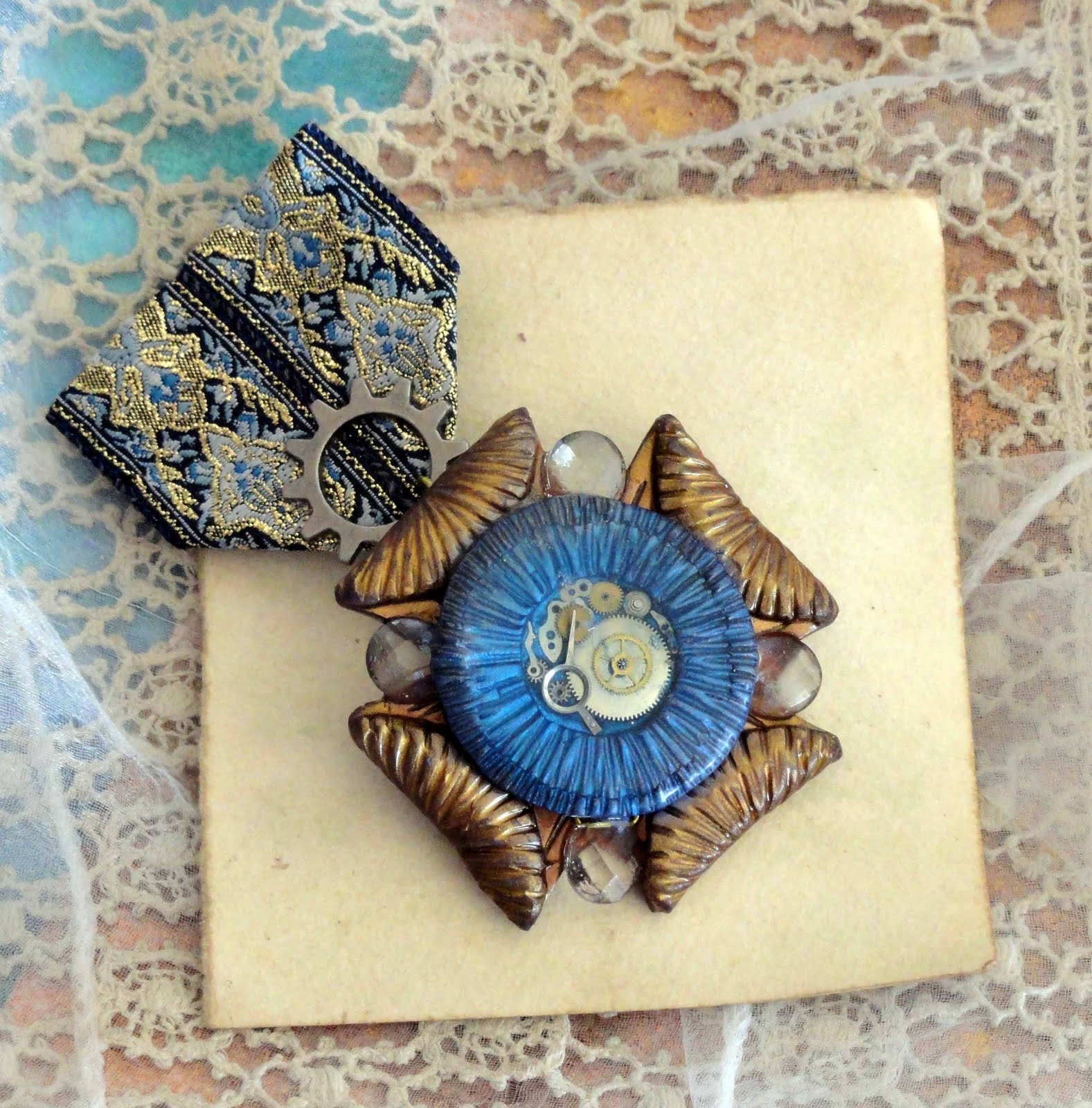 Glory Hound designs: Faux Enamel Tutorial One Polymer Clay