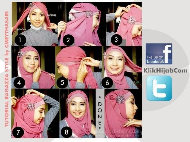 OmahNdalemJengWening: Hijab Tutorial: Paris Drapery / Square Hijab