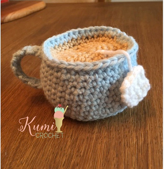 KumiCrochet: Just My Cup of Tea: Crochet Tea Cup - Free Pattern