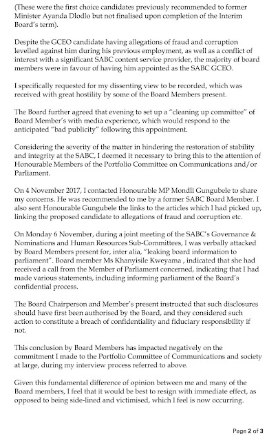 TV with Thinus: Rachel Kalidass quits SABC board, says they want to ...