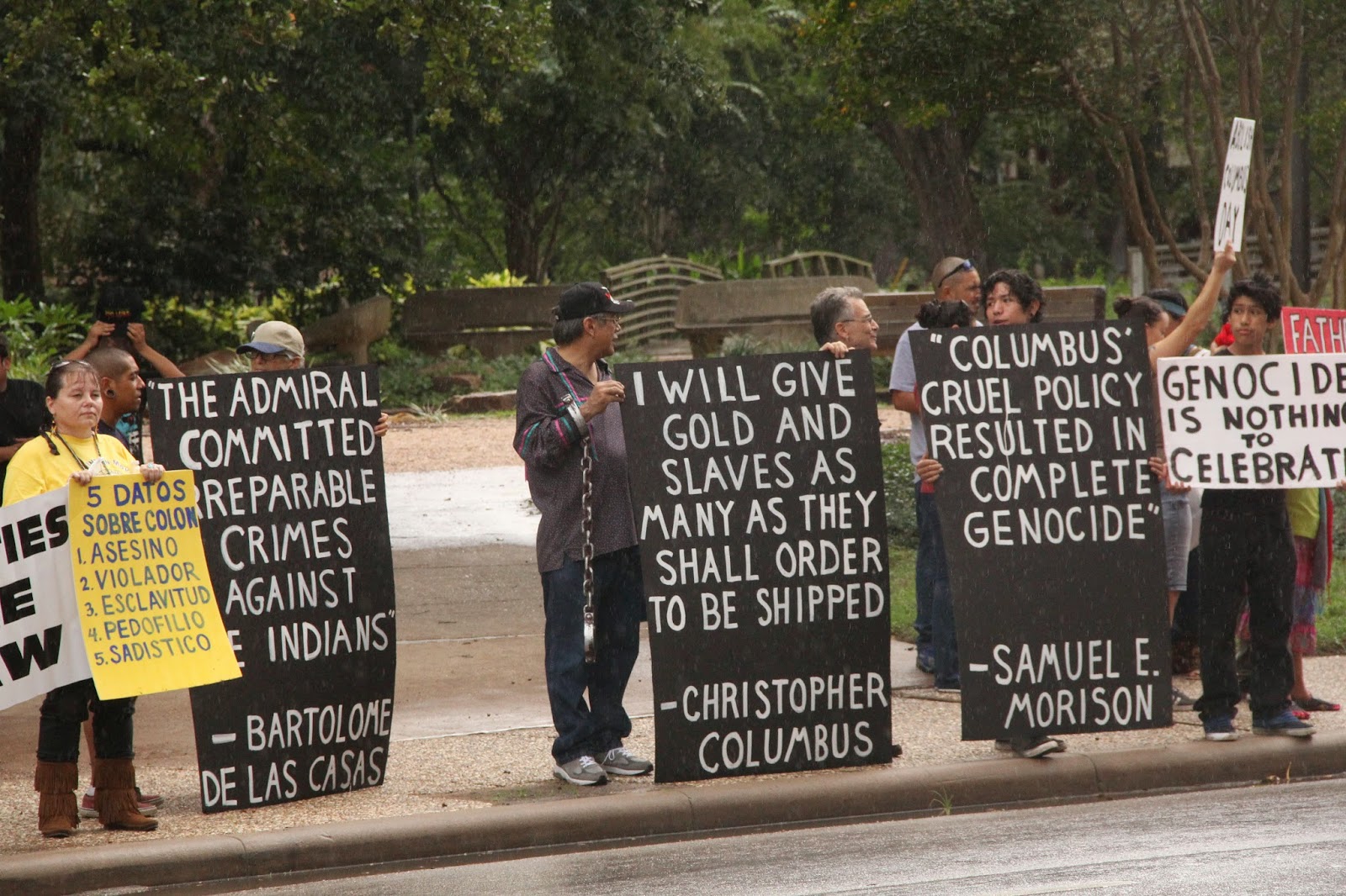 Indigenous Resistance: 1st Annual Decolonization Day in Houston,Texas