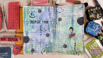 Trena's Stampin' Headquarters: Colorful Journal Page
