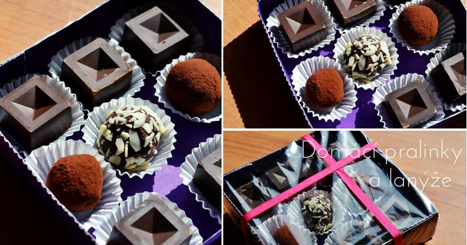 Domácí pralinky, čokoládové lanýže, domácí bonboniera | Nebe v kuchyni