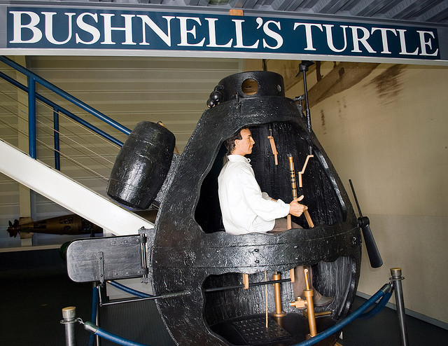SUBMARINOS ---: El Turtle de David Bushnell (1776): El Primer Ataque de ...