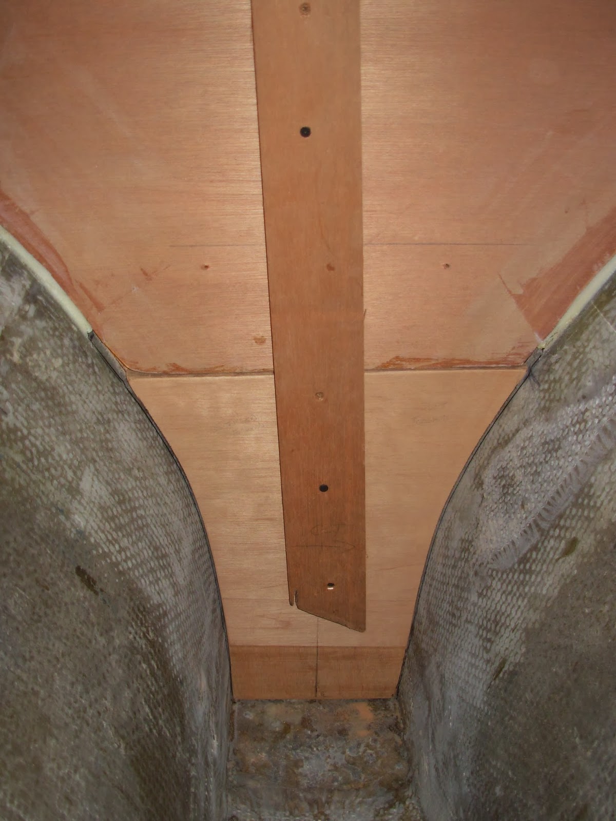 Westsail 32 Hull #667: Extending the Engine Room Bulkhead to the Bilge