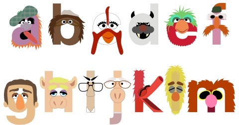 Alfabeto divertido de los Muppets. | Oh my Alfabetos!