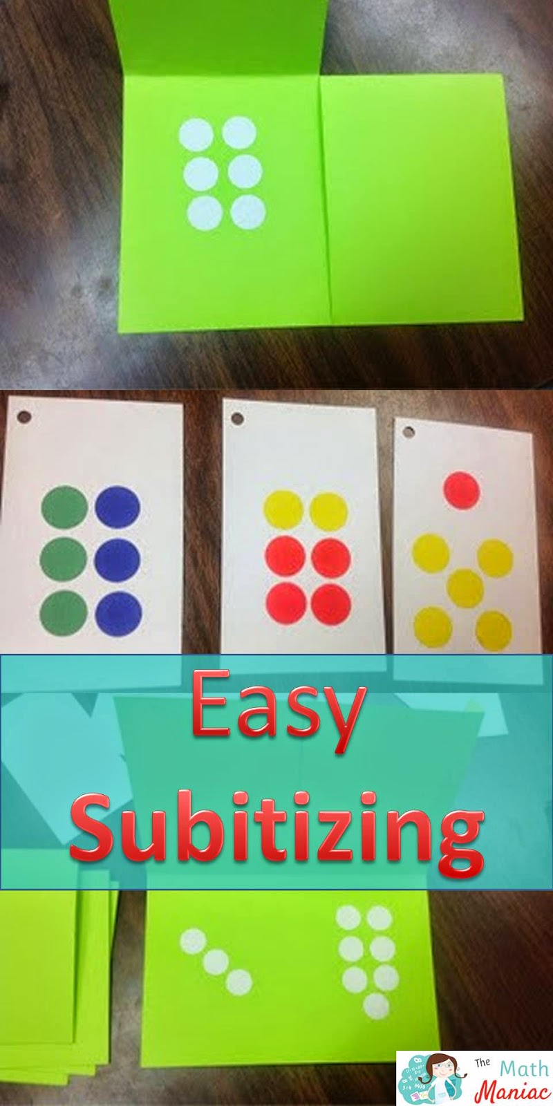 The Elementary Math Maniac: Making Subitizing Cards and Double Flap ...
