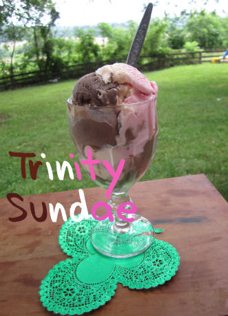 Celebrate Trinity Sunday with “Trinity Sundaes”