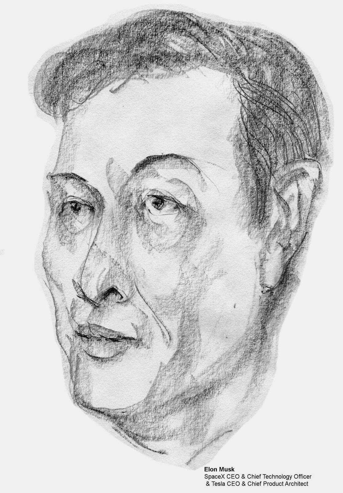 daily drawings: Elon Musk