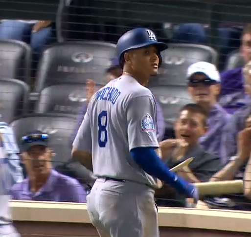 Manny Machado breaks bat over his knee (Video) ~ Holdout Sports